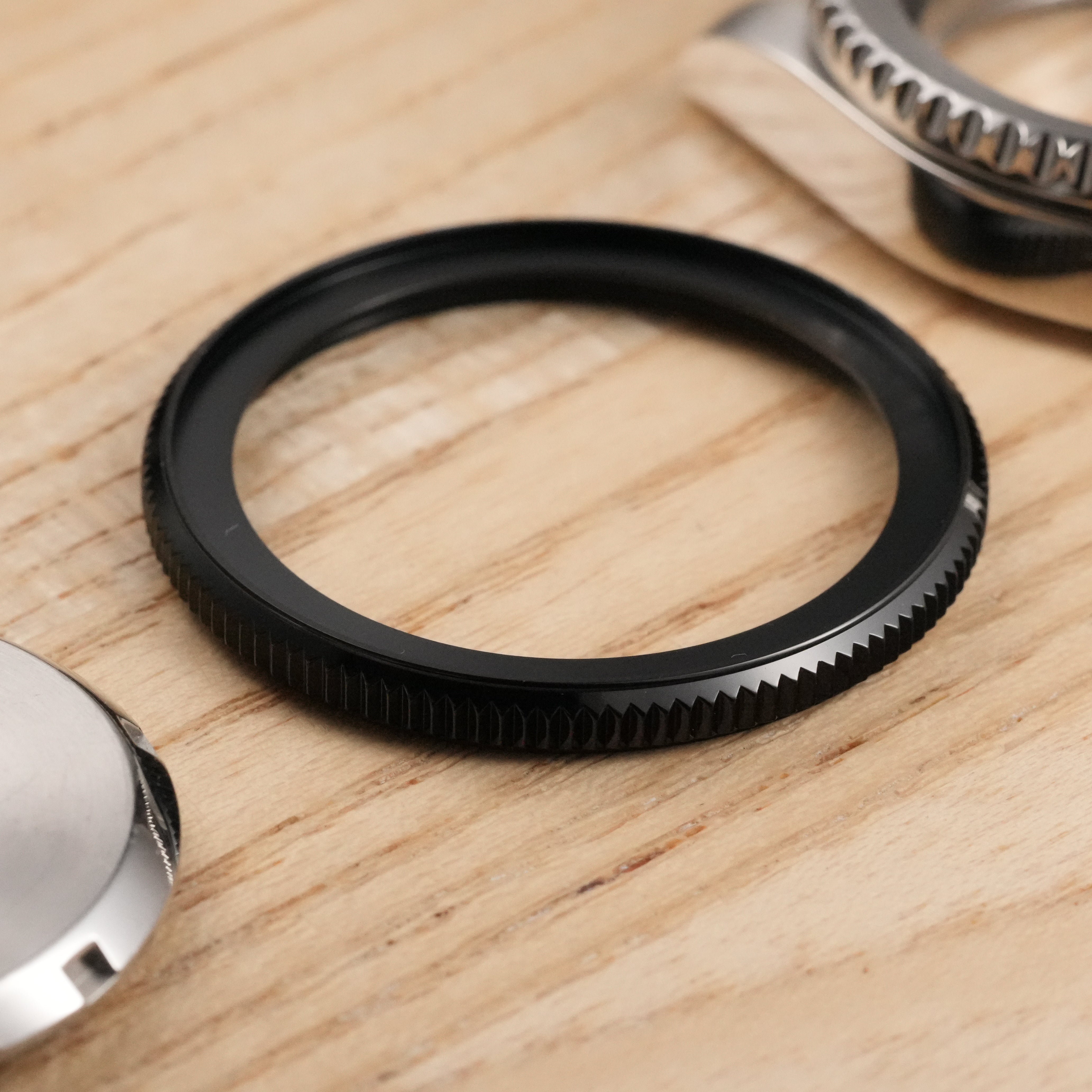 SKX007/SRPD Coin Edge Bezel: Polished Black – WEEZMODS