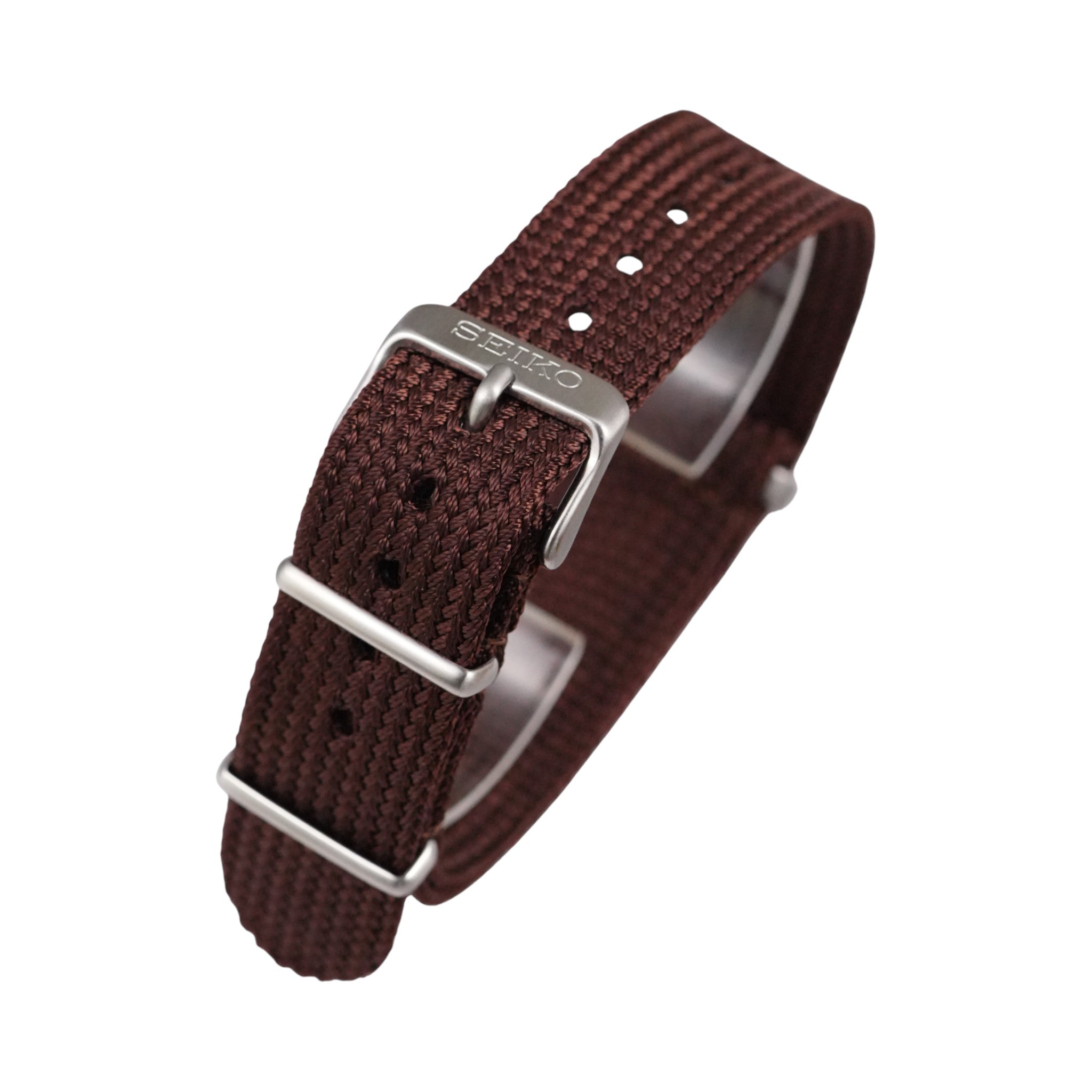 Seiko SPB253: '62MAS' Seichu Brown Weaved Nato Strap – WEEZMODS