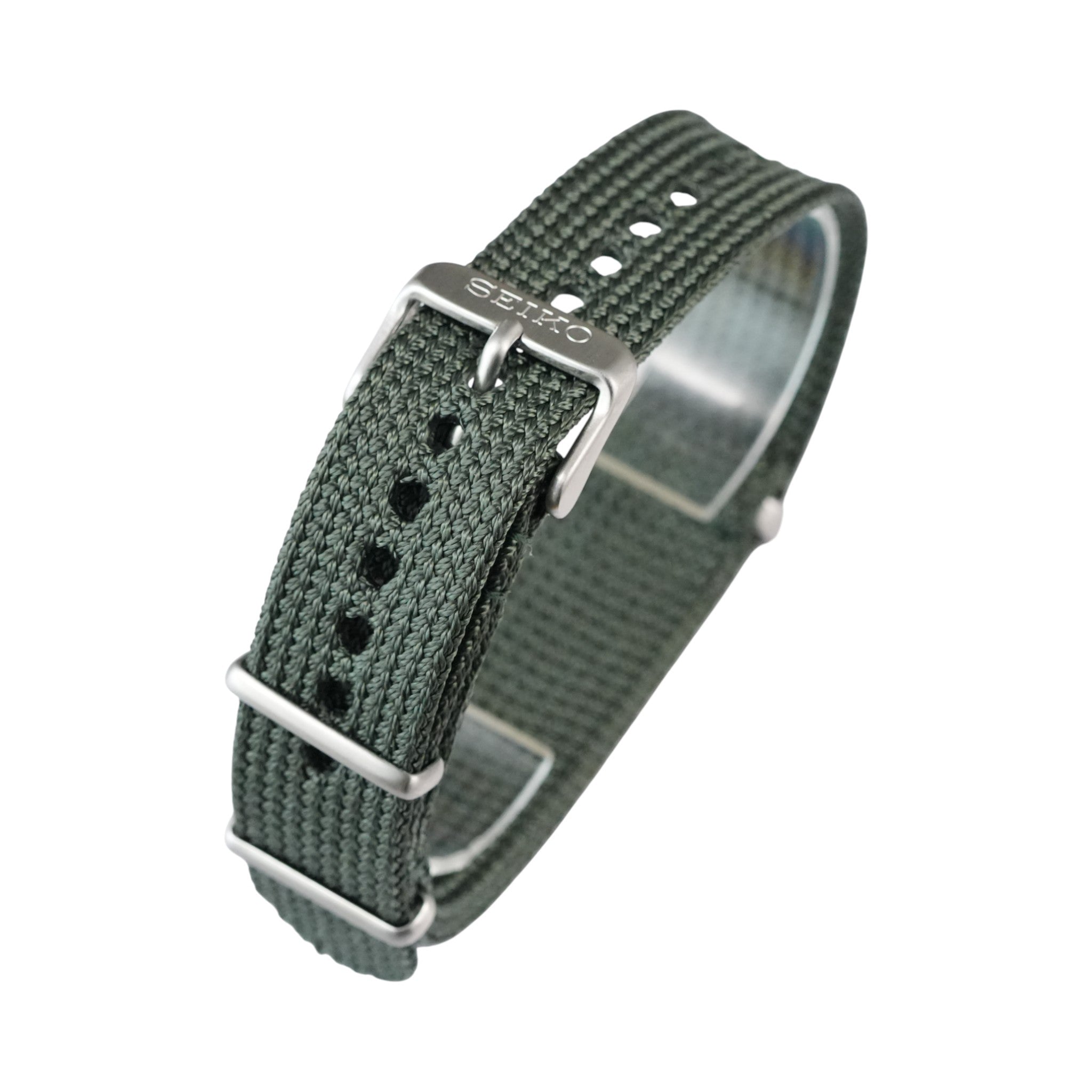 Seiko SBDC205: '62MAS' Seichu Green-Weaved Nato Strap – WEEZMODS