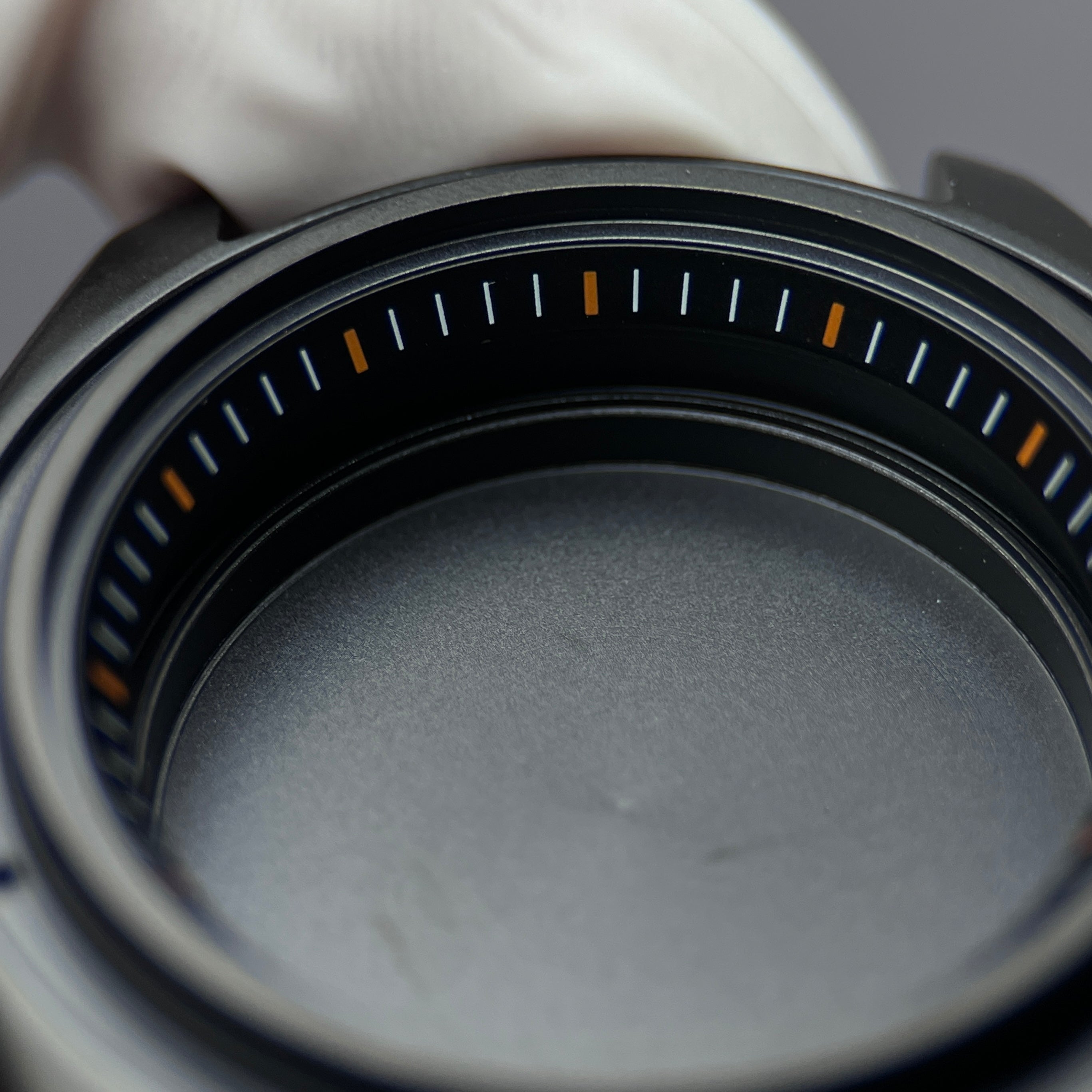 SKX/SRPD Chapter Ring: Black with Orange Markers – WEEZMODS