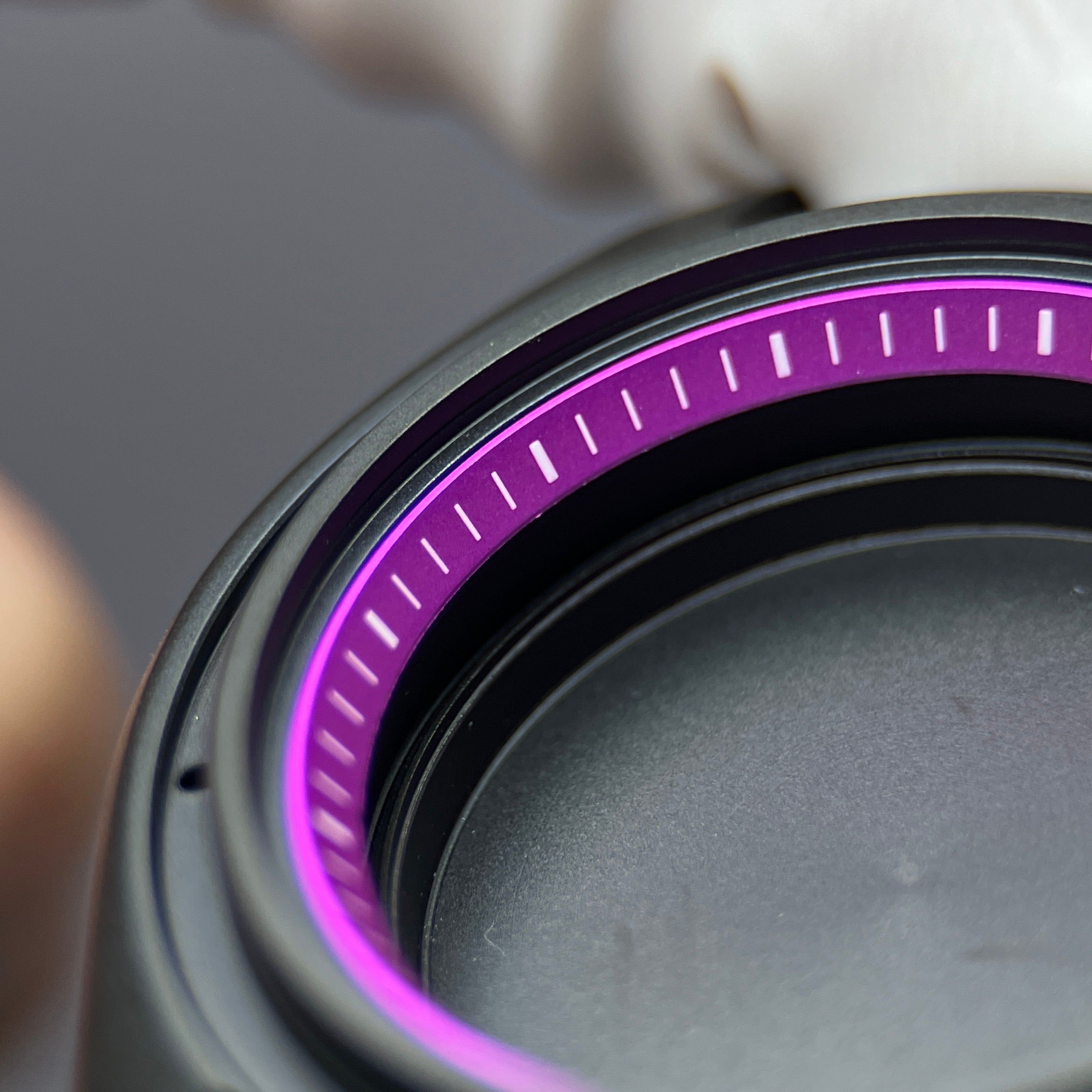 SKX/SRPD Chapter Ring: Purple with White Markers – WEEZMODS