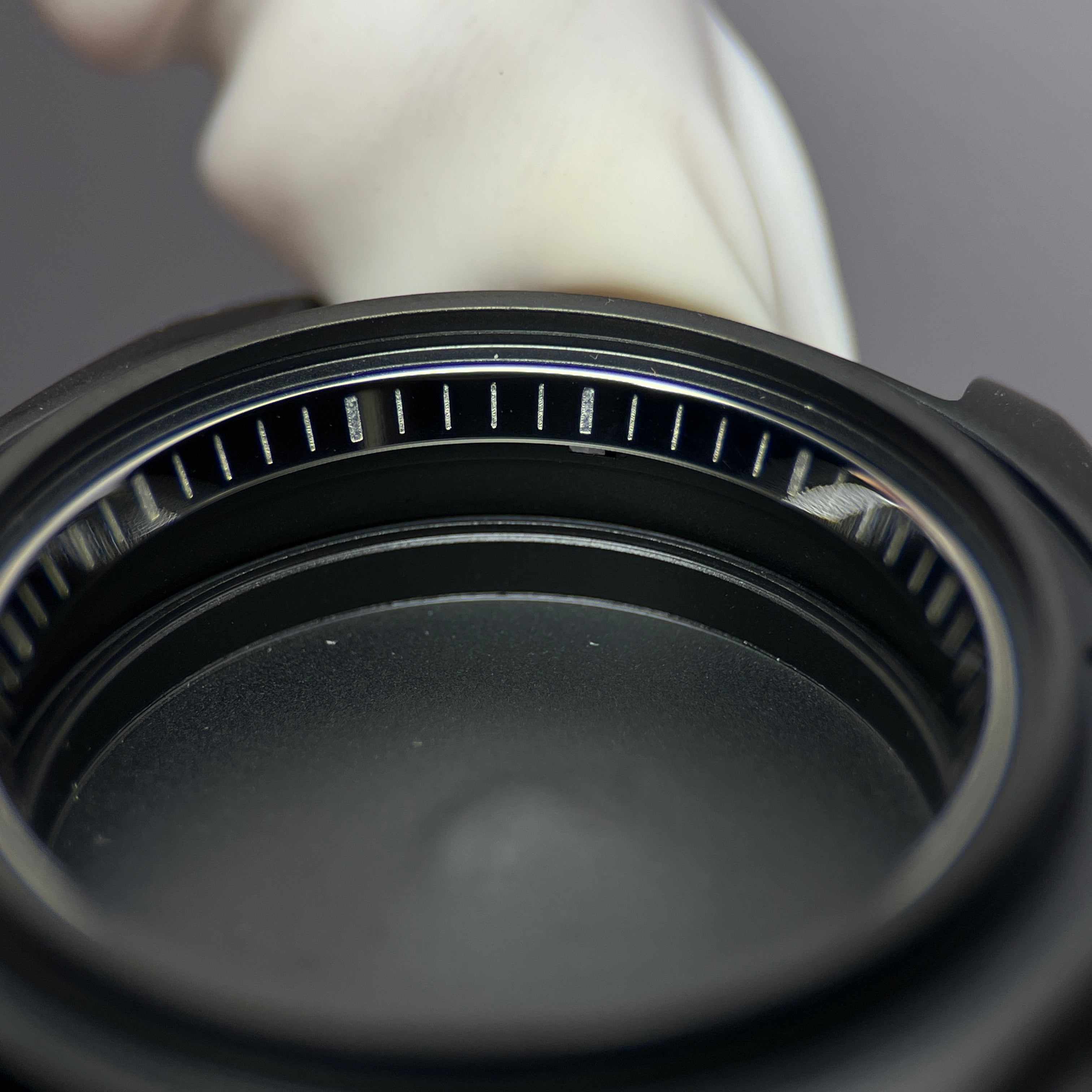 SKX/SRPD Chapter Ring: Silver Polished with Lasered Markers – WEEZMODS