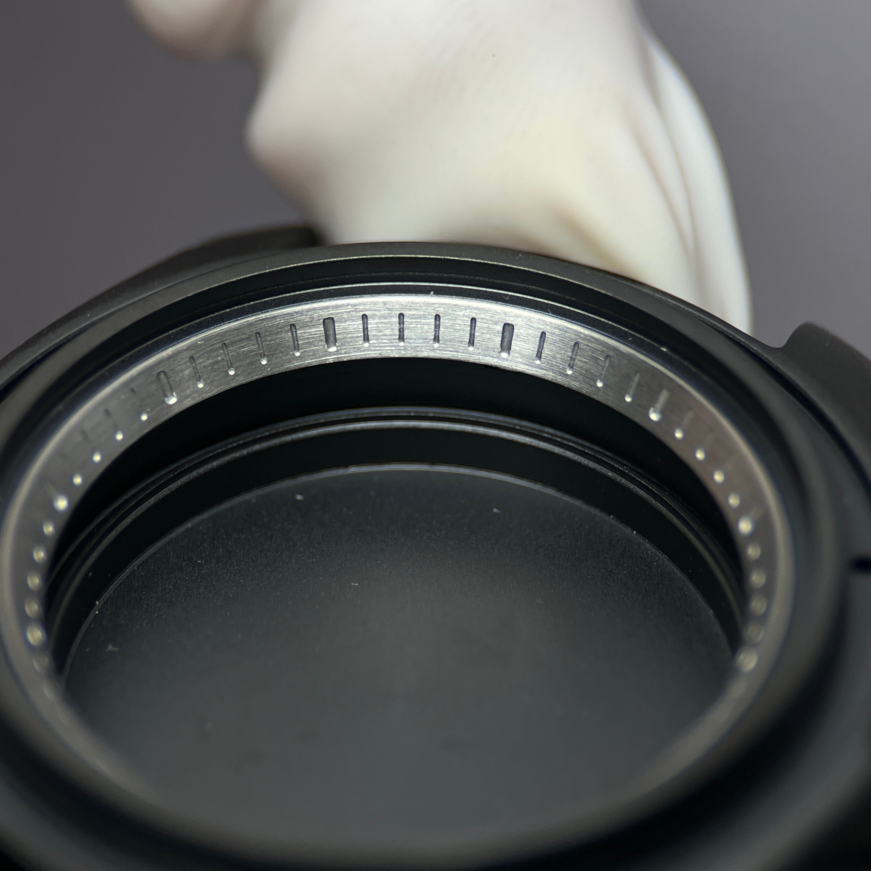 SKX/SRPD Chapter Ring: Silver Brushed with Lasered Markers – WEEZMODS