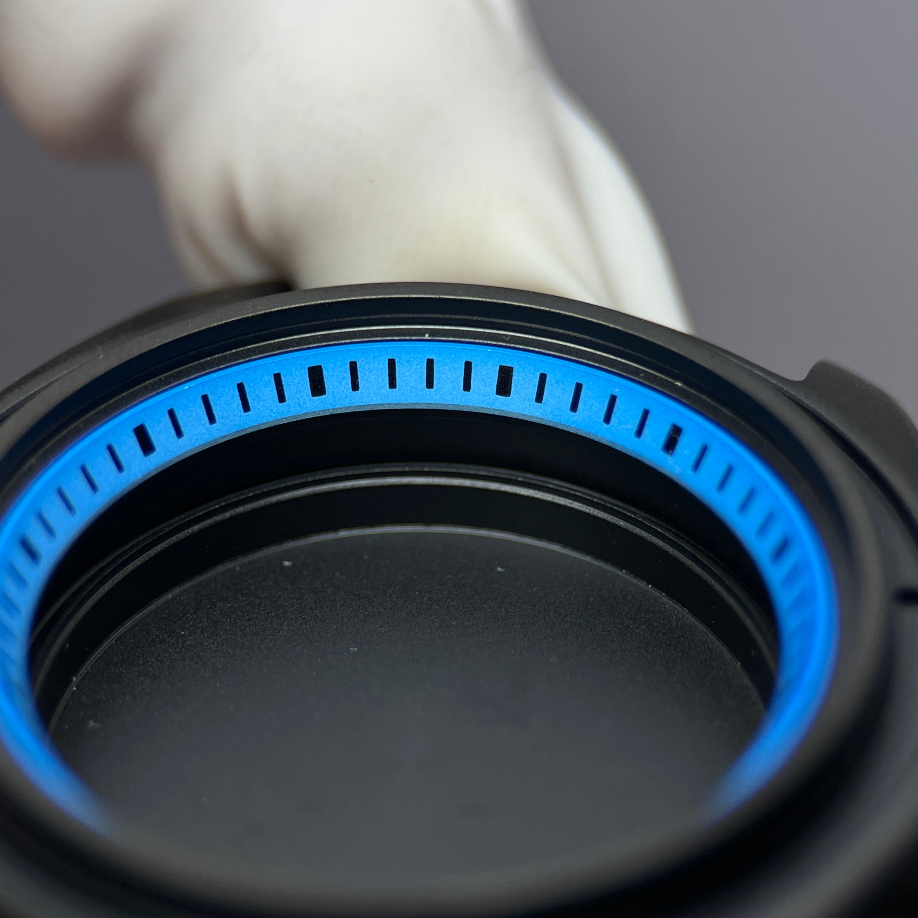 SKX/SRPD Chapter Ring: Bright Blue with Black Markers – WEEZMODS