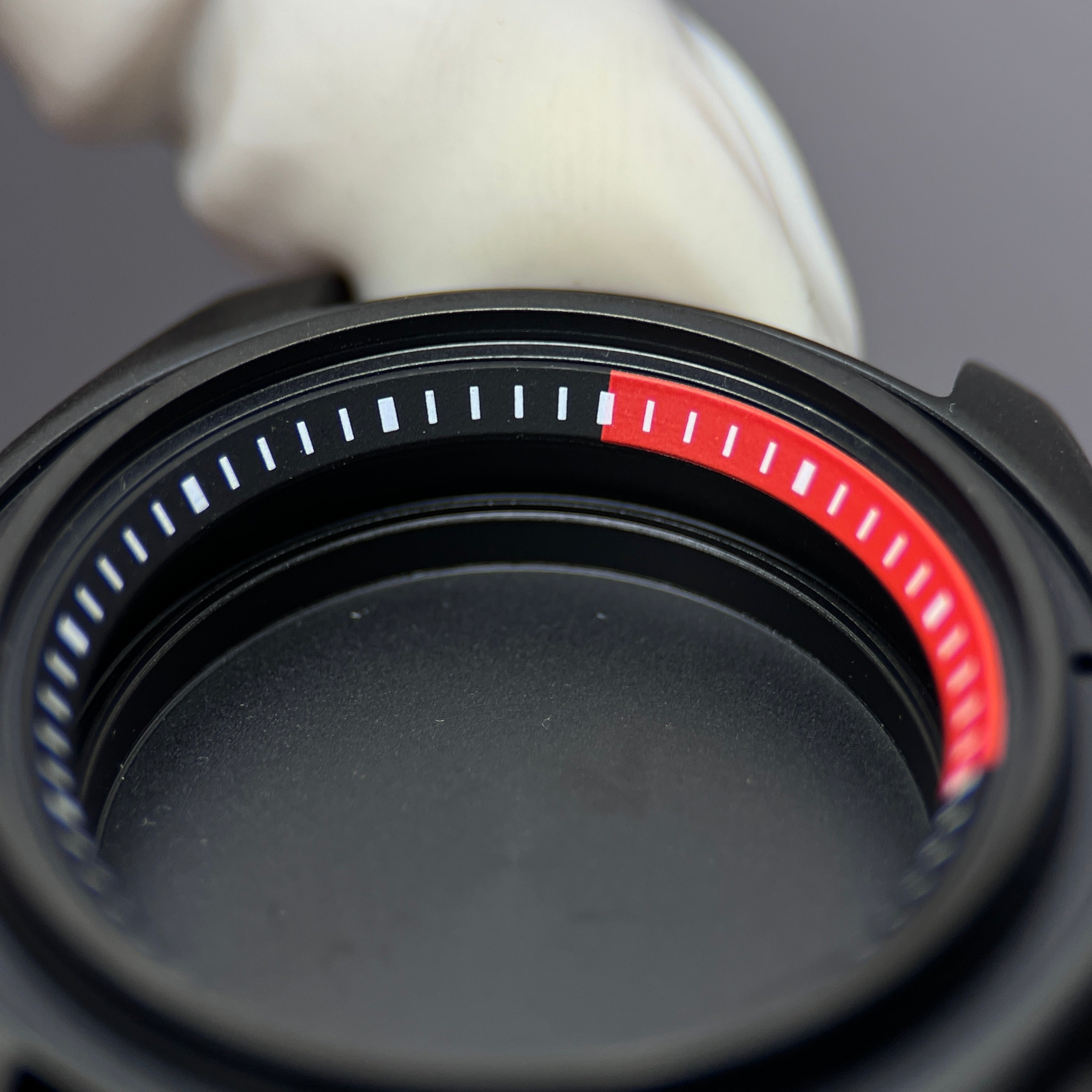 SKX/SRPD Chapter Ring: Black with Quarter Red – WEEZMODS