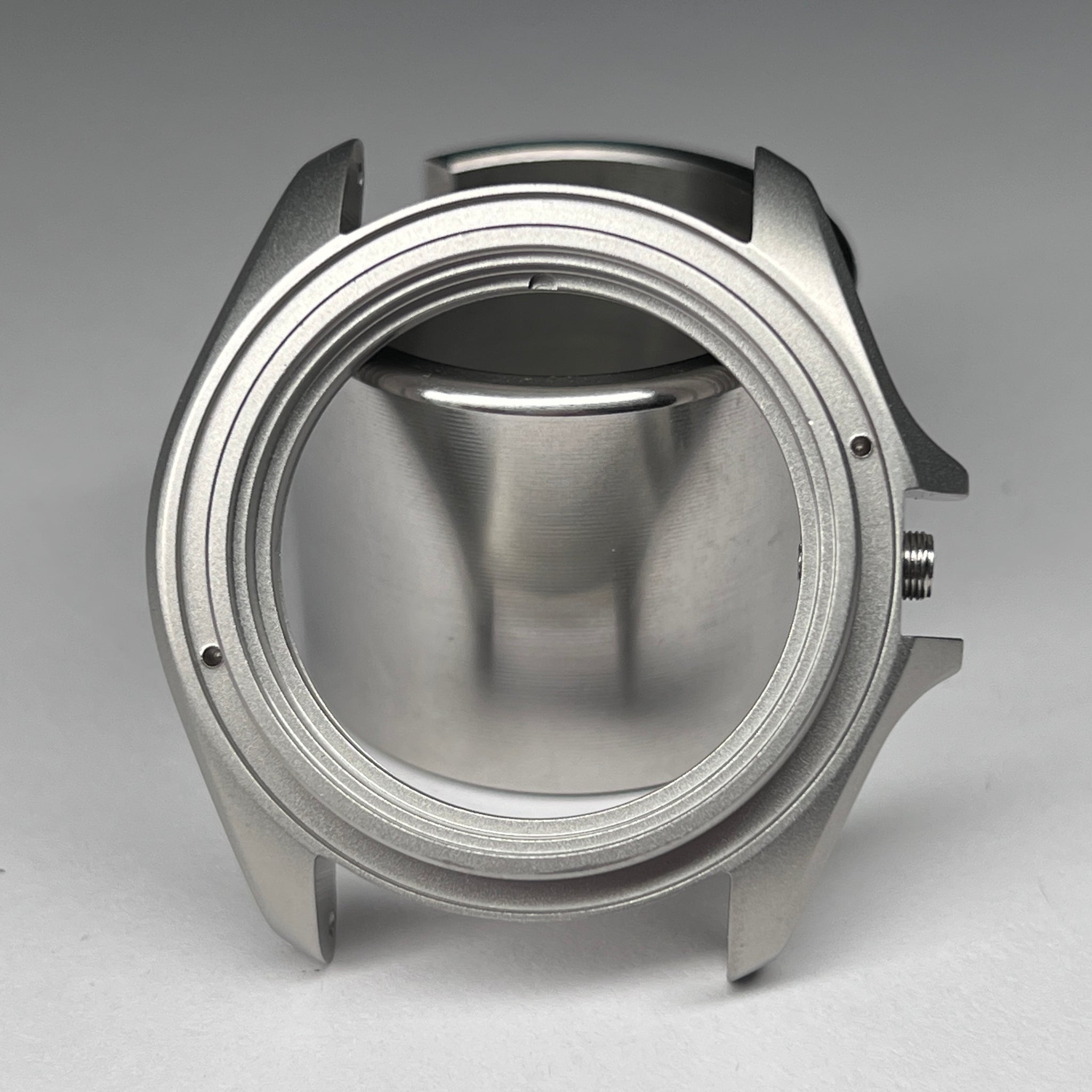 SKX007 3:00: Matte Silver Case with Crown Guard – WEEZMODS